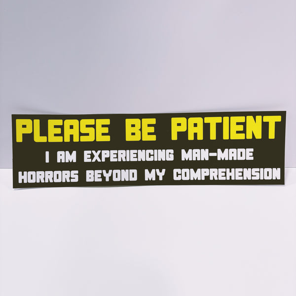 Patient Bumper Sticker – CARRY the FIRE